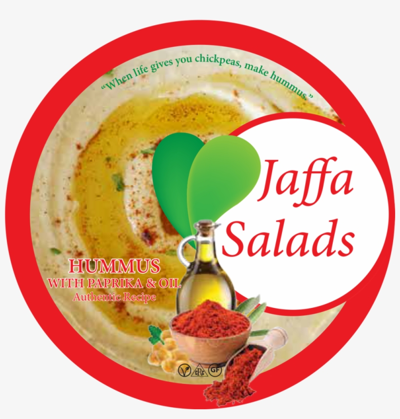 Hummus-og Hummus W Paprika Oil - Free Transparent PNG Download - PNGkey
