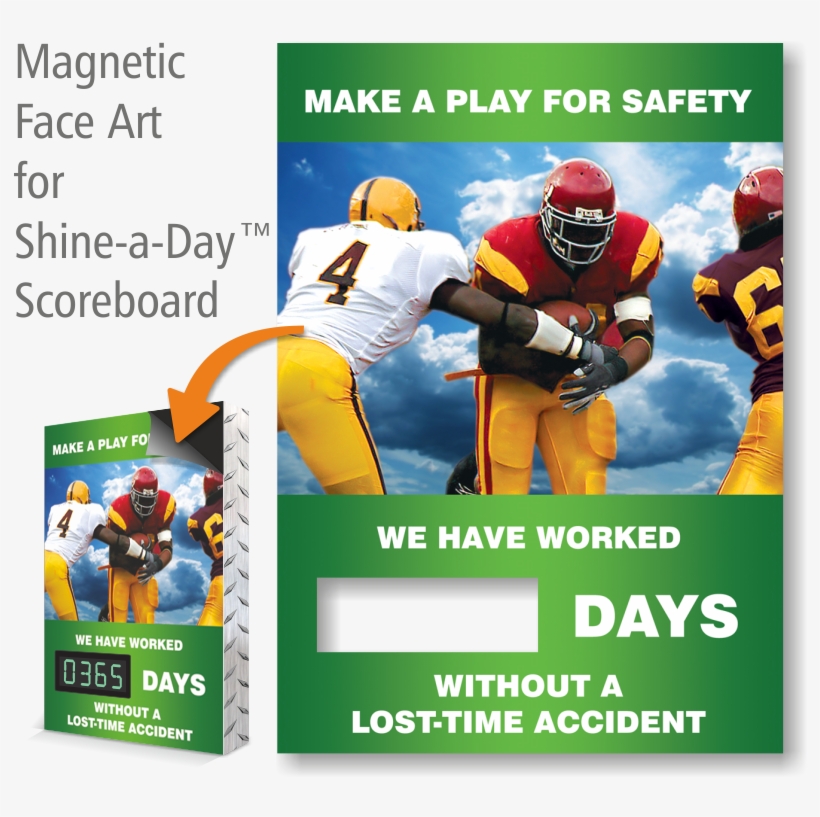 Make Play From Safety, Basketball Theme Scoreboard - Accuform Signs ...