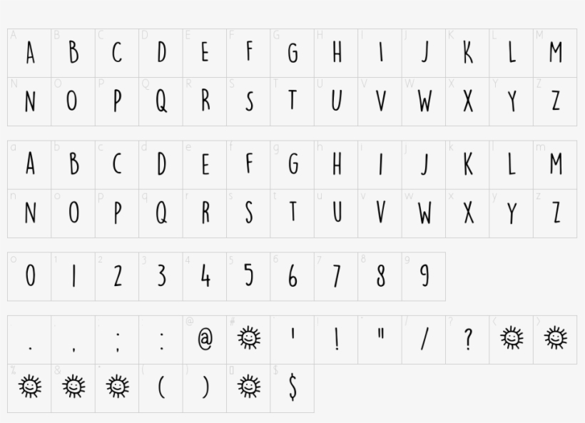 Dk Lemon Yellow Sun Font - Number - Free Transparent PNG Download - PNGkey