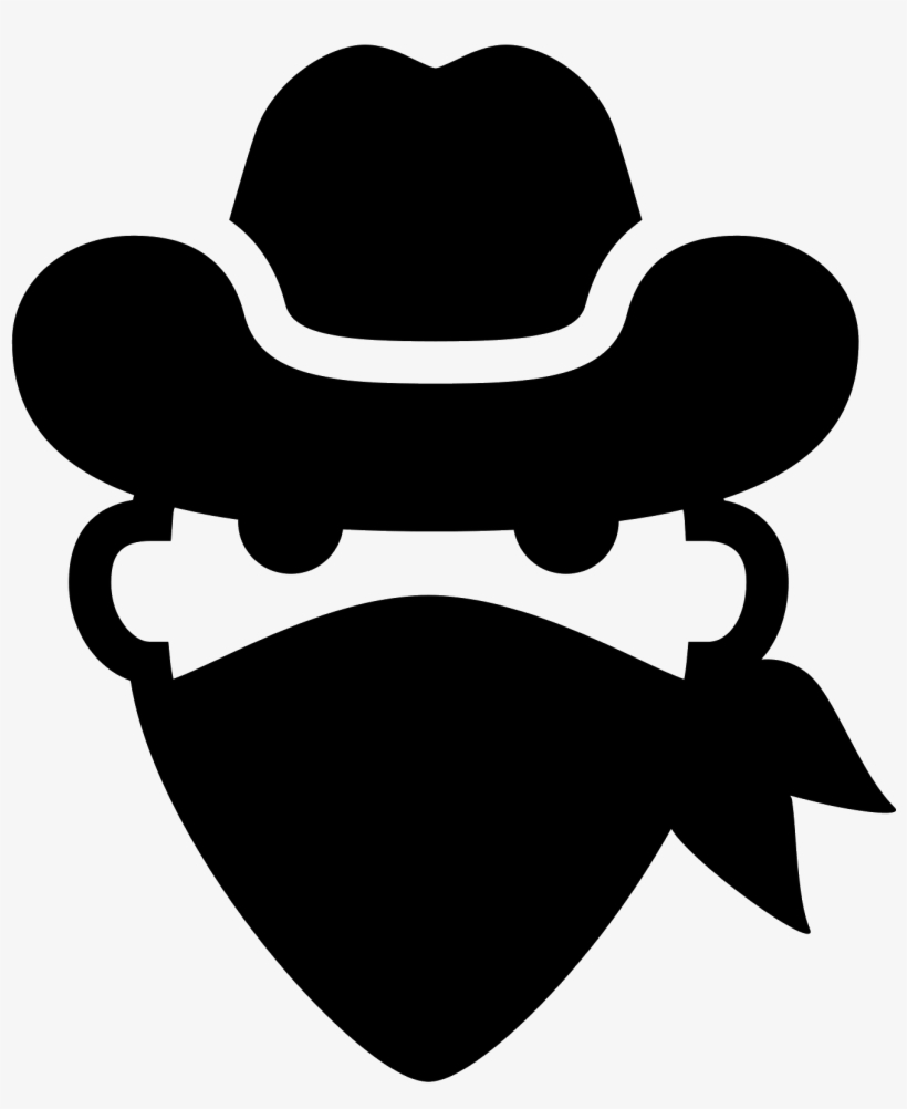 Bandit Filled Icon - Bandit Icon - Free Transparent PNG Download - PNGkey