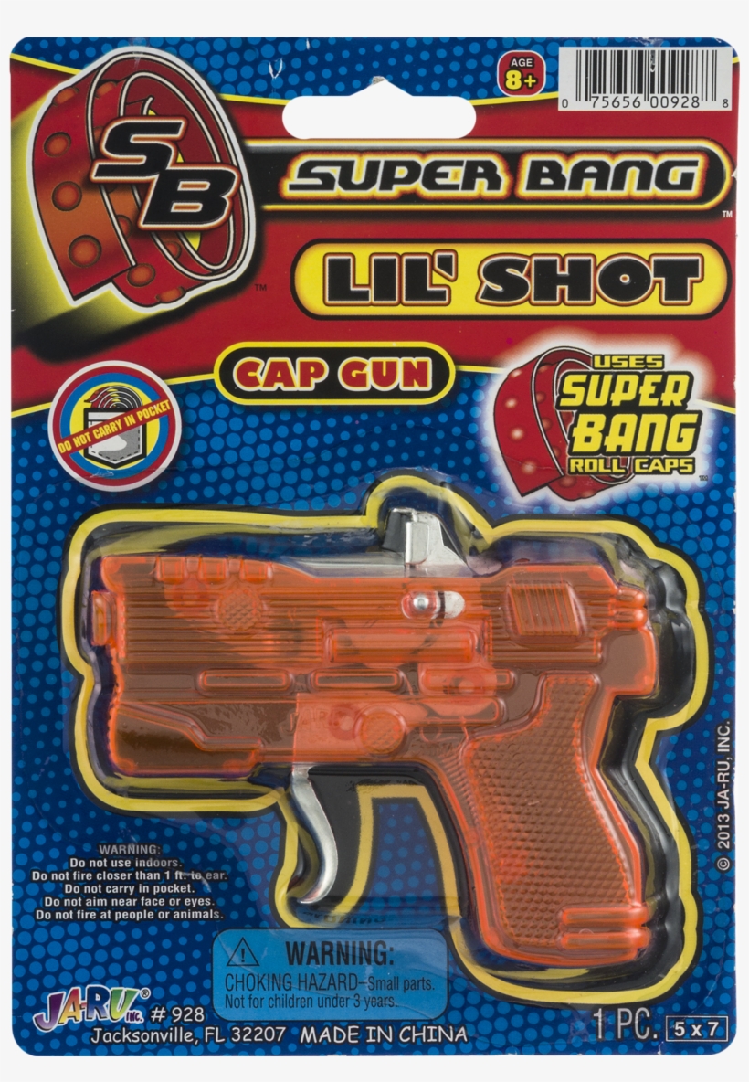 Ja Ru Super Bang Cap Gun, Lil' Shot - Free Transparent PNG Download ...