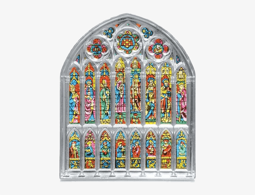 Silver Stained Glass Window By Marto - Stained Glass - Free Transparent ...