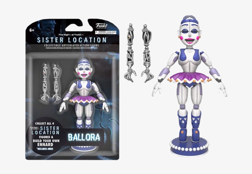 Five Nights At Freddy's - Fnaf Action Figures Ballora - Free ...