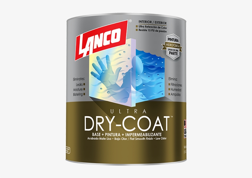 Flat - Lanco Dry-coat 1 Gal. Deep Satin Acrylic-latex Interior - Free ...