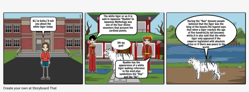 The White Tiger - Cartoon - Free Transparent PNG Download - PNGkey