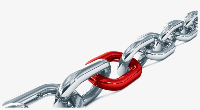 Mechanism Chain With Red Link In The Middle Of Grey - Red - Free ...