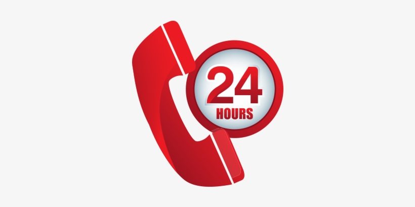 24 Hours Service Png - Free Transparent PNG Download - PNGkey