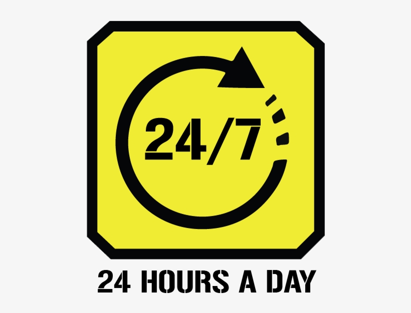 24-7 - Sign - Free Transparent PNG Download - PNGkey