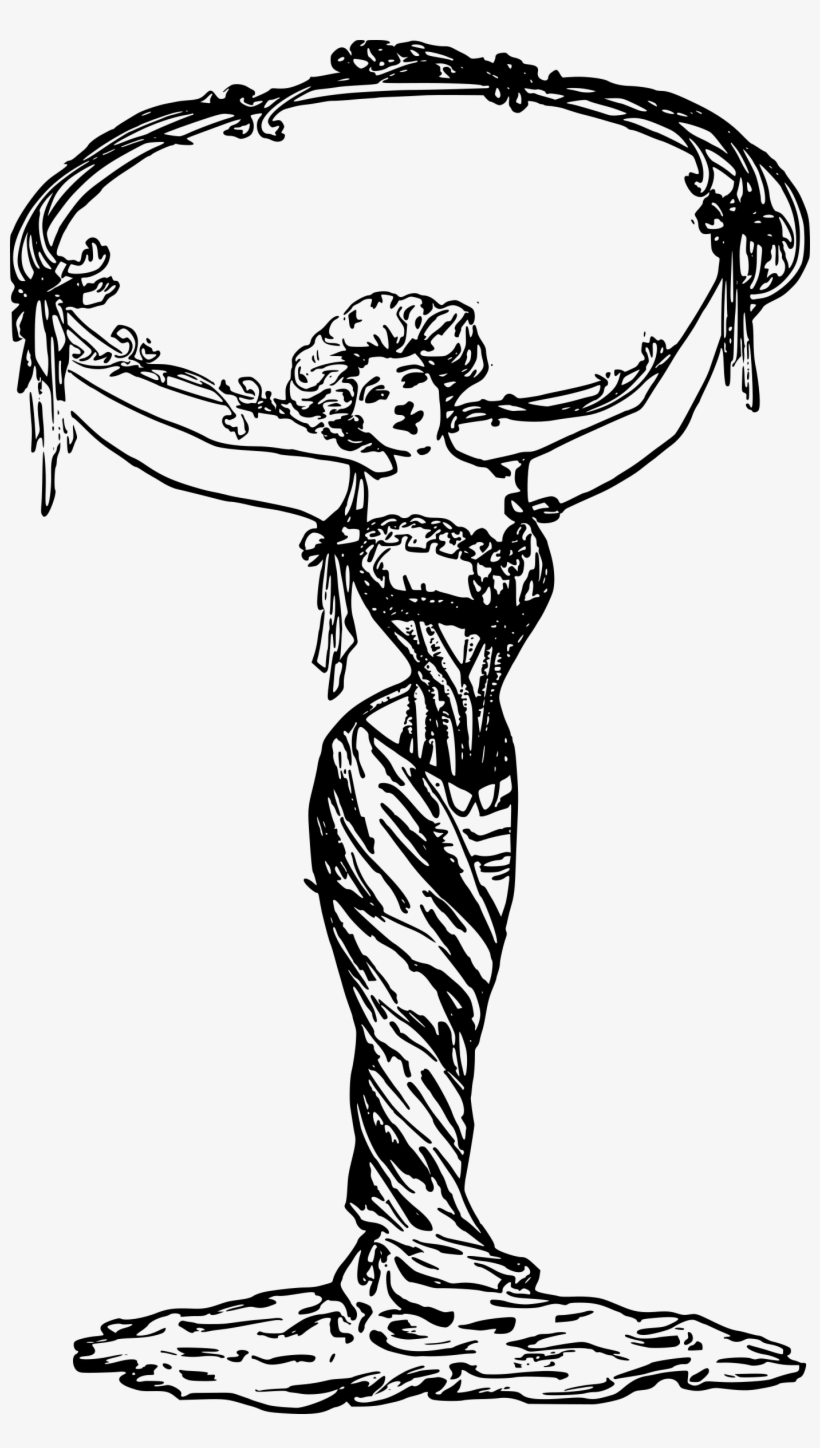 This Free Icons Png Design Of Circle Frame, Cute Lady - Free ...