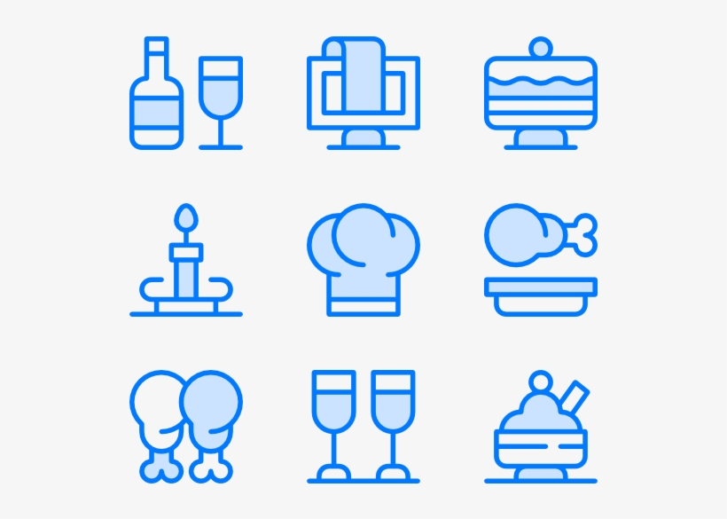 Restaurant 25 Icons - Icon - Free Transparent PNG Download - PNGkey