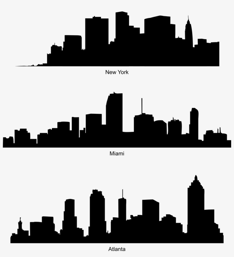Png Stock Atlanta Skyline Vector Image Group - Downtown Atlanta Skyline ...