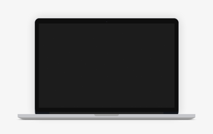 Slider Cover - Macbook Mockup Transparent Background - Free Transparent ...