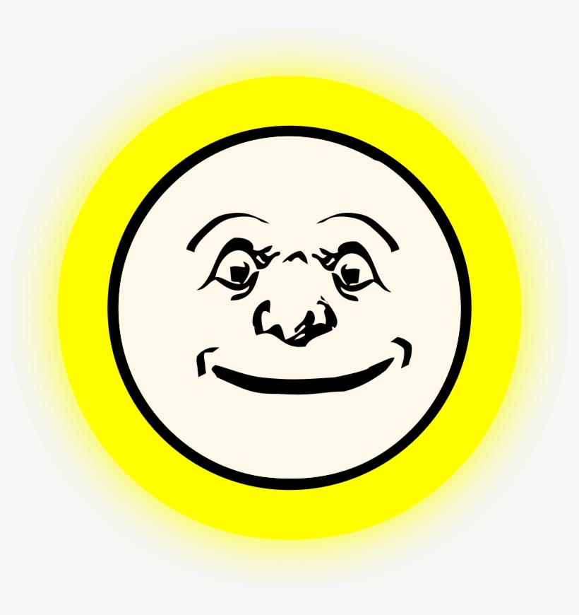 Full Moon Smiley Computer Icons - Moon Clip Art - Free Transparent PNG ...