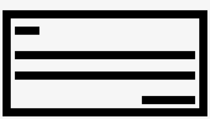 Cheque Comments - Cheque - Free Transparent PNG Download - PNGkey