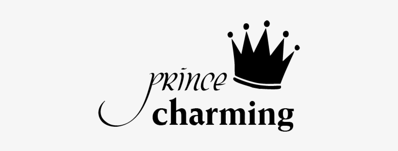 Prince Charming Vinyl Decal - Prince Charming Text Png - Free ...