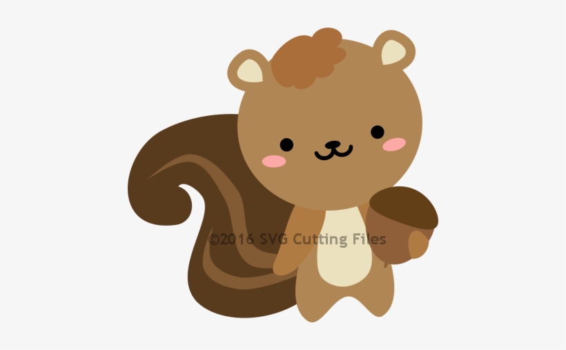 Chibi Squirrel With Nut - Squirrel Chibi - Free Transparent PNG ...