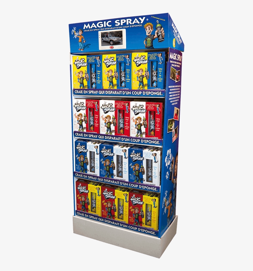 Magic Spray® Point Of Sale - Oid Magic - Bombes Magic Spray : Jaune Et ...