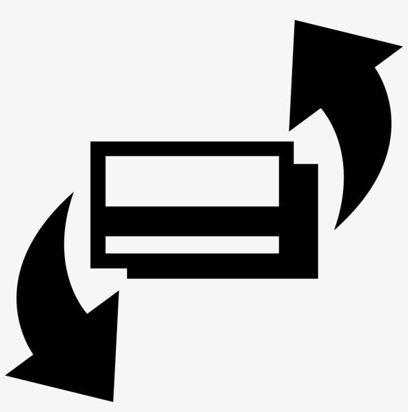 Card With Two Rotating Arrows Comments - Credit Card - Free Transparent ...