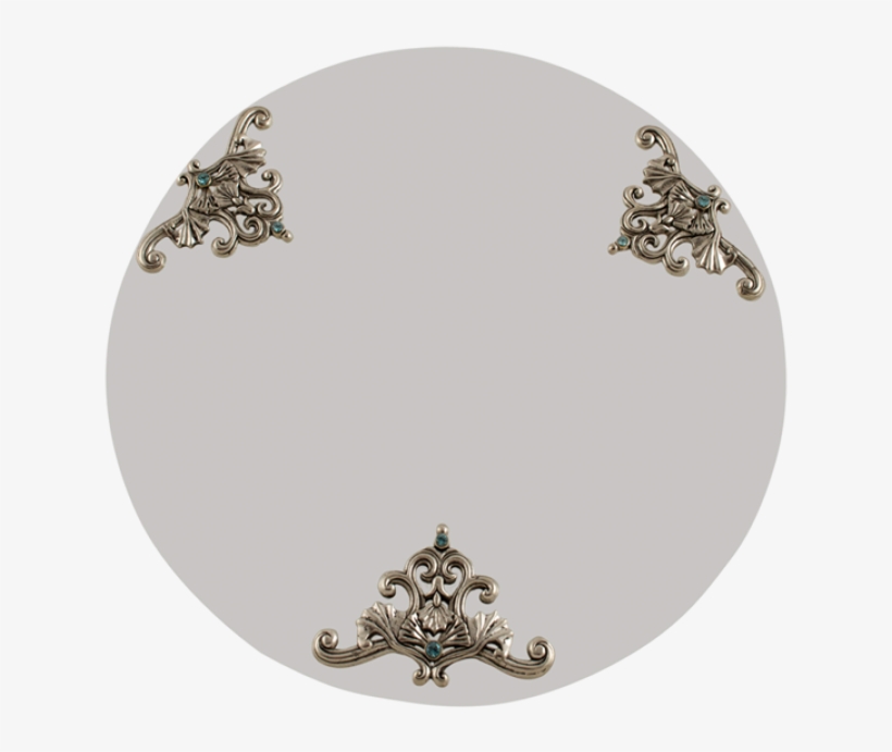 Quest Collection Silver Filigree & Glass Tray - Silver Filigree & Glass ...