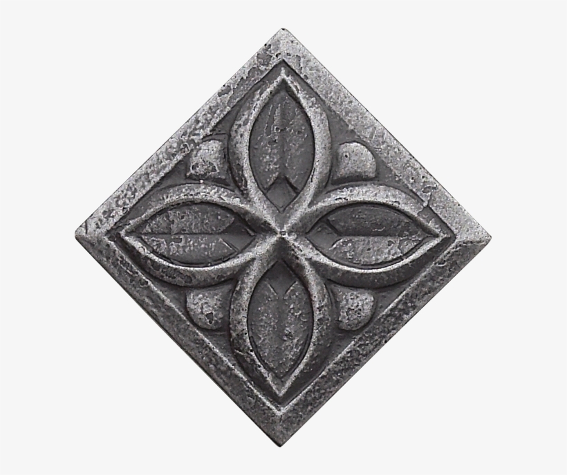 Dorset 2 X 2 Clover Dot Wrought Iron - Marazzi Dorset Cast Metal Clover ...