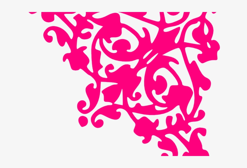 Triangle Border Cliparts - Turquoise Flower Border Png - Free ...