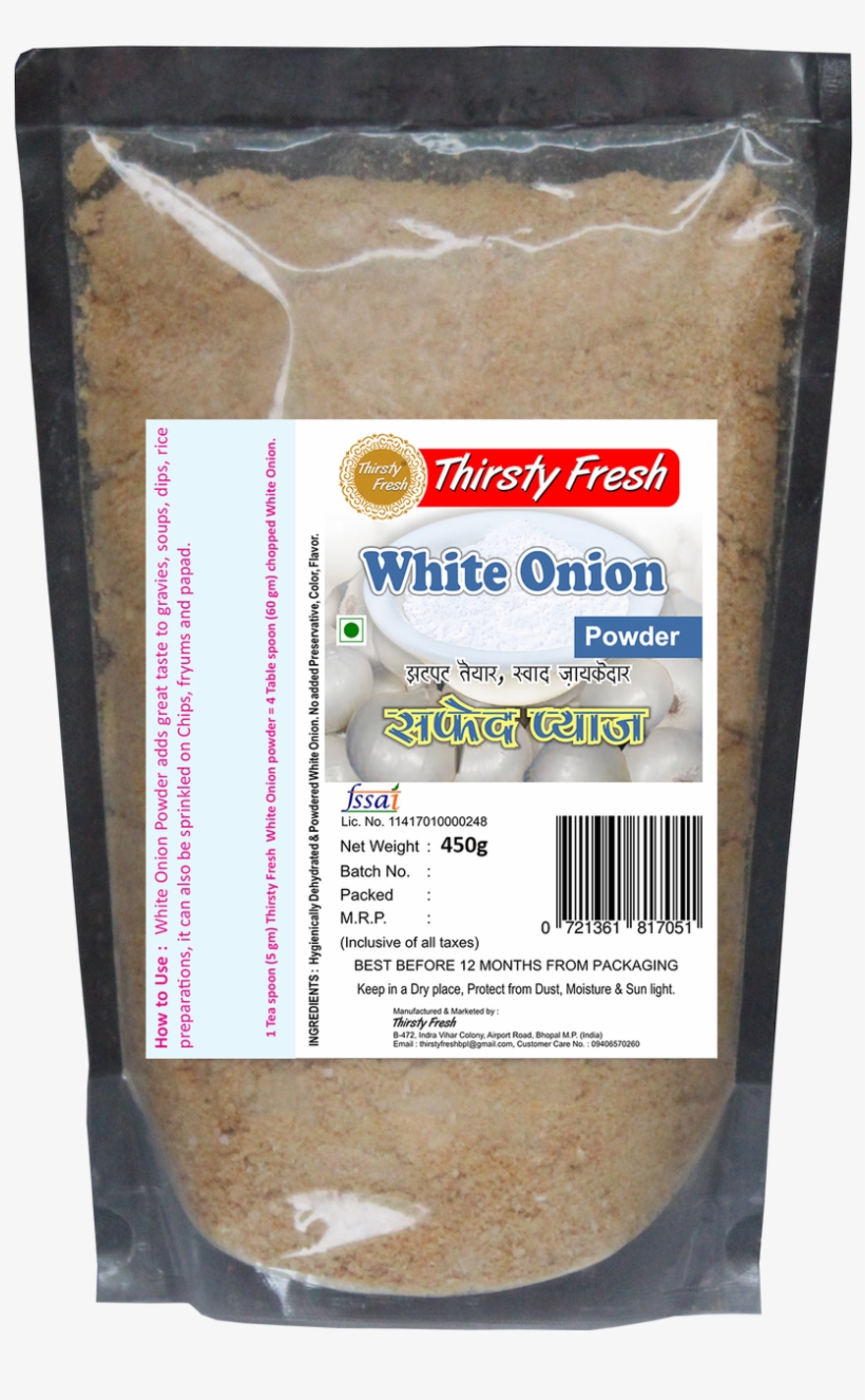 White Onion Powder 450g - Ginger - Free Transparent PNG Download - PNGkey
