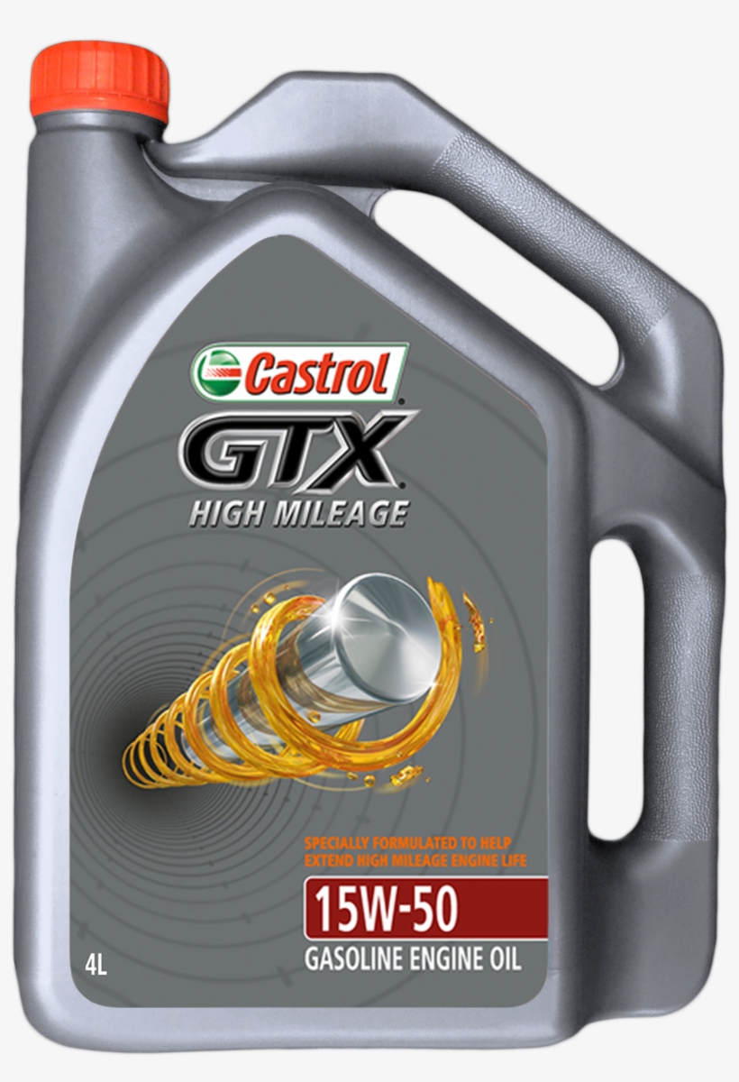 Gtx High Mileage - Engine Oil For Gasoline - Free Transparent PNG ...