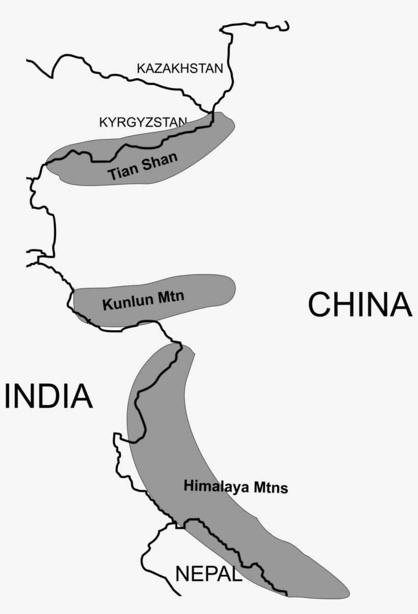 Kunlun Shan And Tian Shan - Free Transparent PNG Download - PNGkey