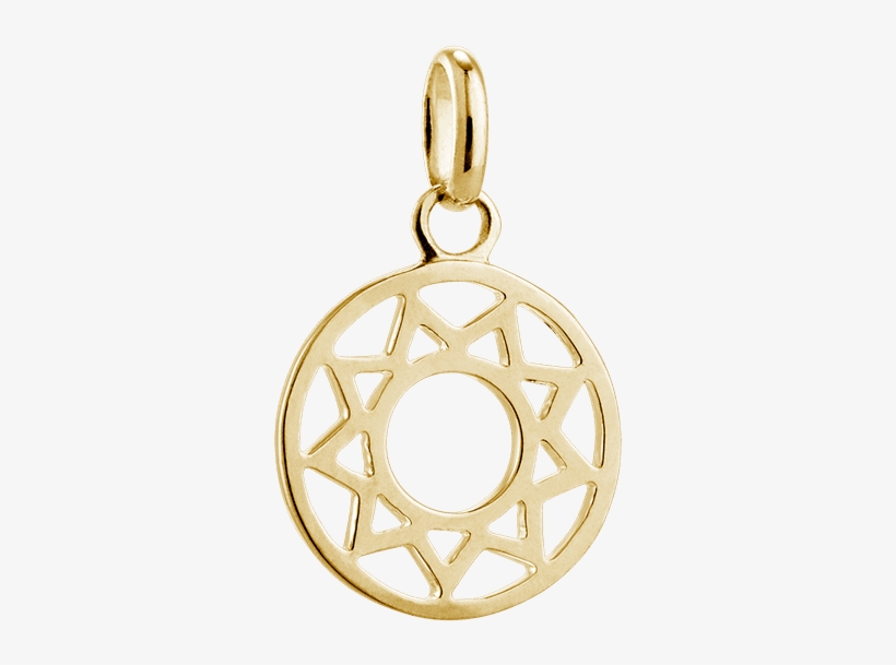 Sun Filigree Charm - Gold - Free Transparent PNG Download - PNGkey