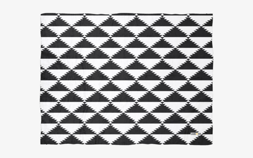 Aztec Pattern Triangle, Black White Blanket, 3 Sizes - Sunrise I31065 ...