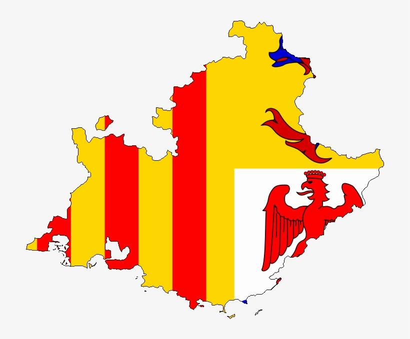 Paca Carte Drapeau - Flag: Comte De Nice - Free Transparent PNG ...