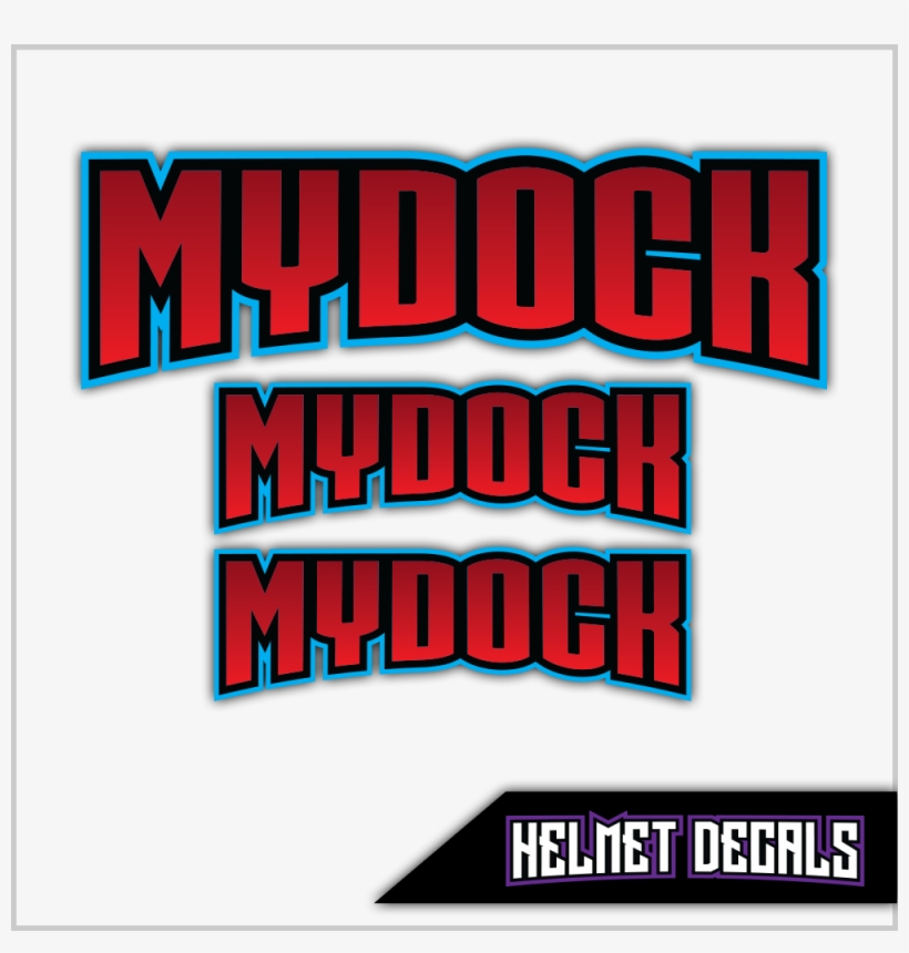 Helmet Name Decals - Free Transparent PNG Download - PNGkey