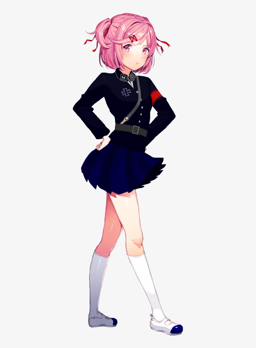 Found Fanartmanga - Doki Doki Literature Club Natsuki - Free Transparent PNG Download - PNGkey