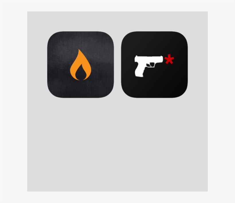 Gun And Pyro Kit On The App Store - Graphic Design - Free Transparent ...