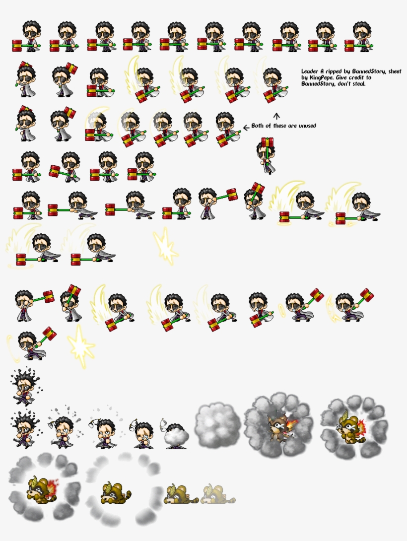 Leader A Cms - Maplestory Character Sprite - Free Transparent PNG ...