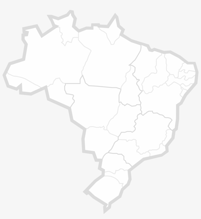 Mapa Do Brasil Em Branco - Illustration - Free Transparent PNG Download ...