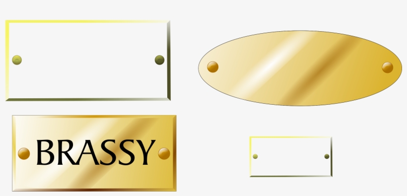 This Free Icons Png Design Of Brass Plaques, Tags - Free Transparent ...
