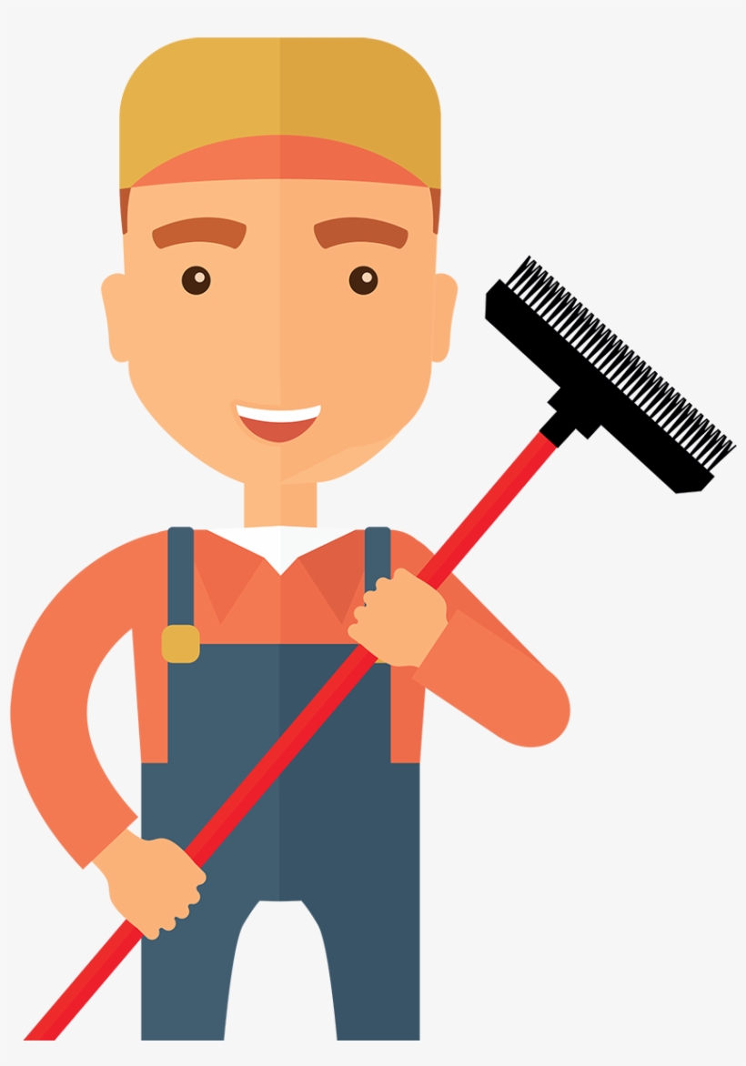 The Window Cleaner - Window Cleaning Cartoon Png - Free Transparent PNG ...