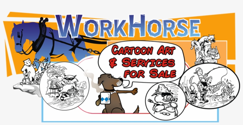 Here At Workhorse, While We Do Take Our Work Seriously - Cartoon - Free ...