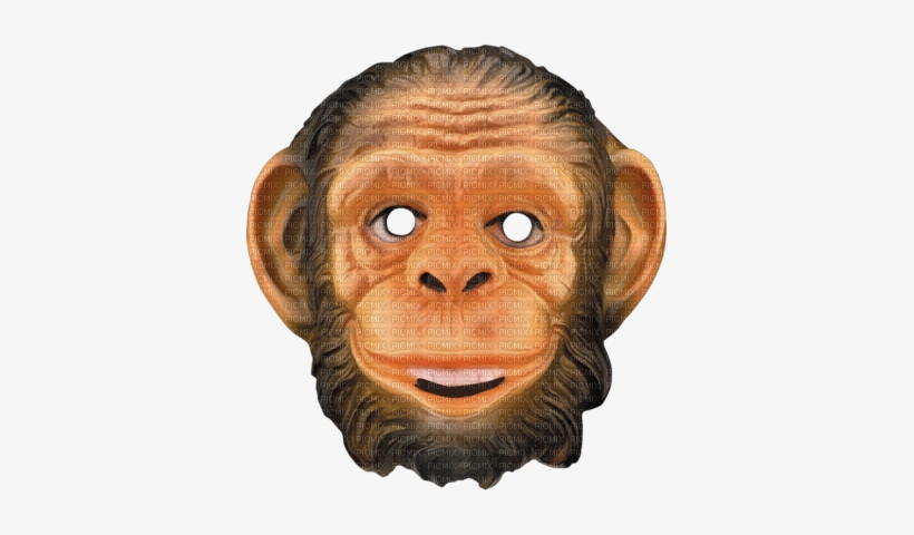 Monkey Mask - Mask Of A Monkey - Free Transparent PNG Download - PNGkey