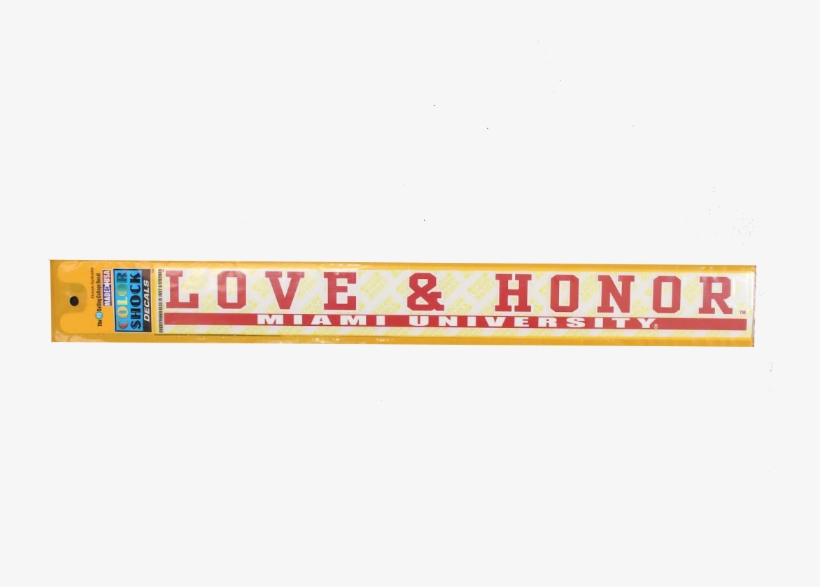 Cdi 'love & Honor' Long Decal - Label - Free Transparent PNG Download ...