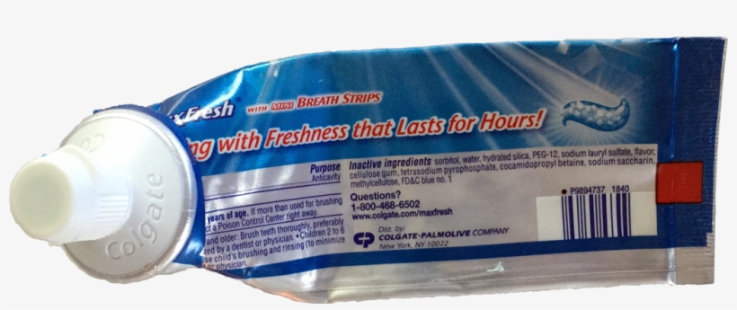 Crest Or Colgate - Label - Free Transparent PNG Download - PNGkey