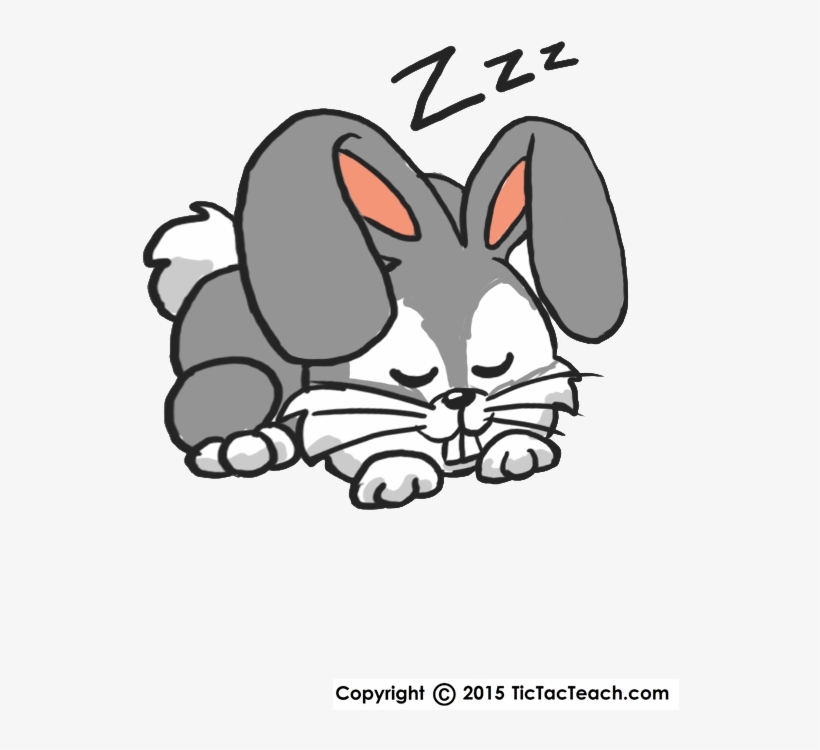 Sleeping Bunnies - Cartoon - Free Transparent PNG Download - PNGkey