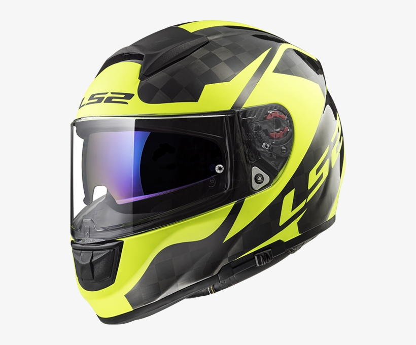 Ls2 Ff397 Vector Ct2 Carbon Shine H-v Yellow M - Cascos Ls2 - Free ...