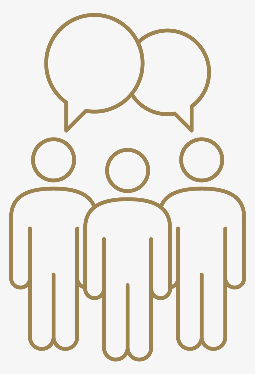 Icon Of A Group Of People Talking - Icon - Free Transparent PNG ...