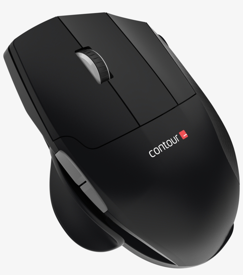 Unimouse Ergonomic Mouse Top View Rotated - Free Transparent PNG ...