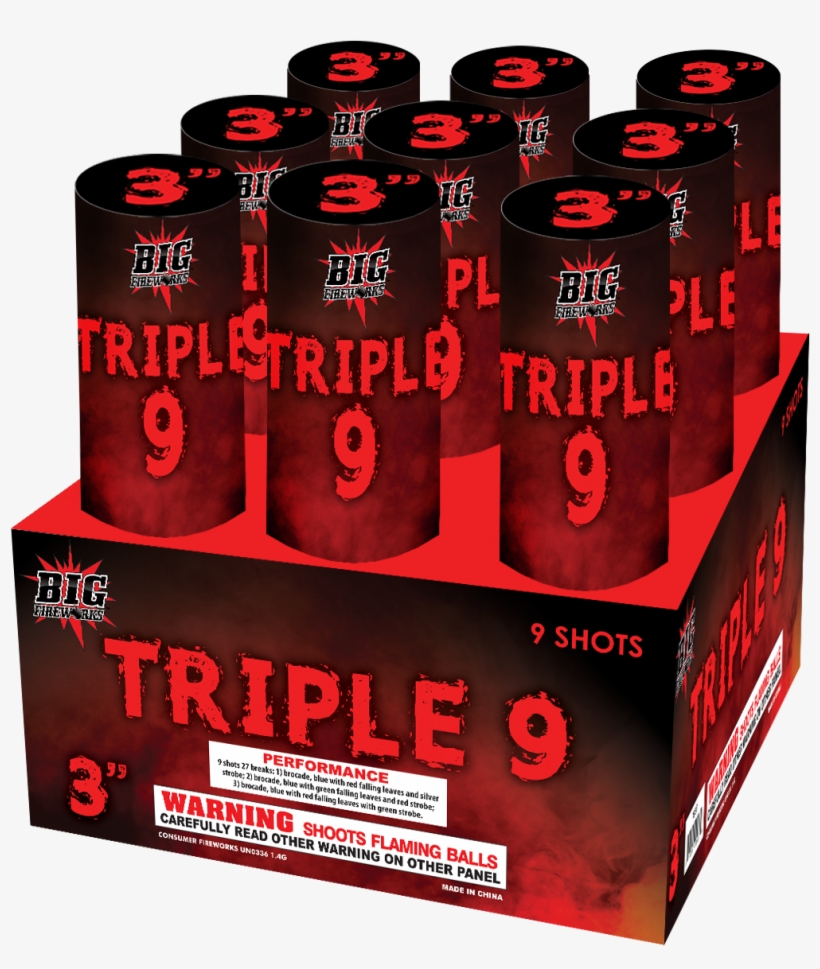 Triple 9 - Free Transparent PNG Download - PNGkey