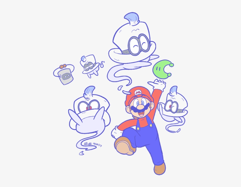 Photo - Mario Odyssey Cappy Fanart - Free Transparent PNG Download - PNGkey