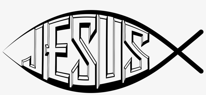Transparent Jesus Fish Clipart - Free Transparent PNG Download - PNGkey