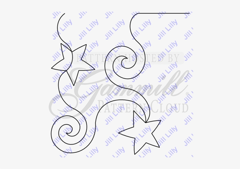 Stars N Swirls Key Border - Pattern Search - Free Transparent PNG ...